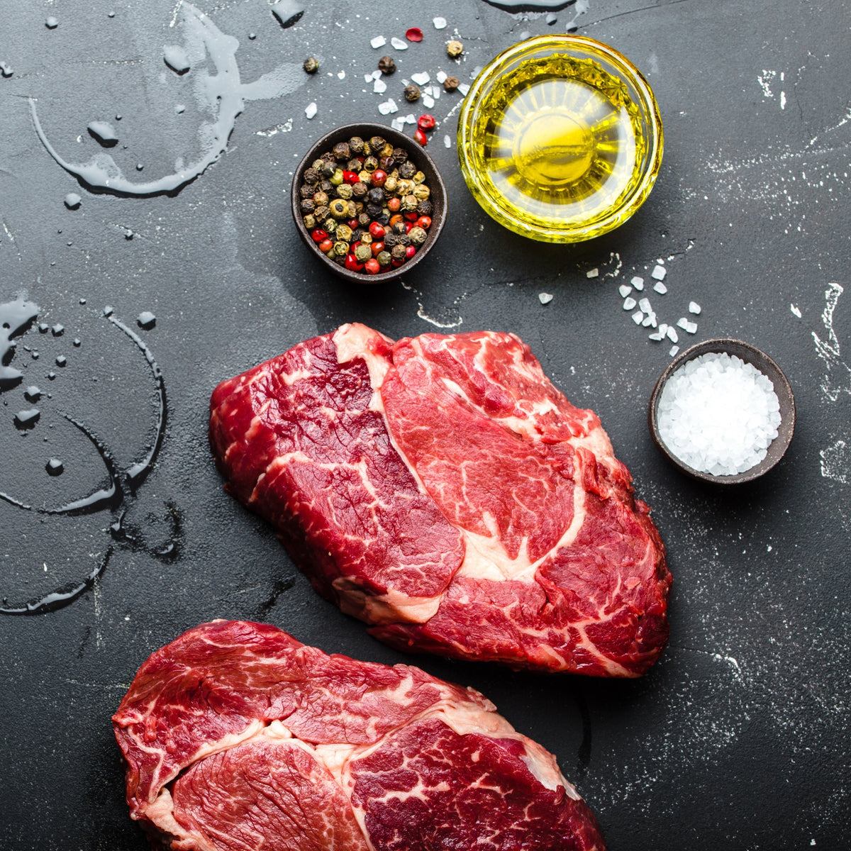 Grass fed beef rib eye steak 6 pack – Pheasants Hill Farm Christmas